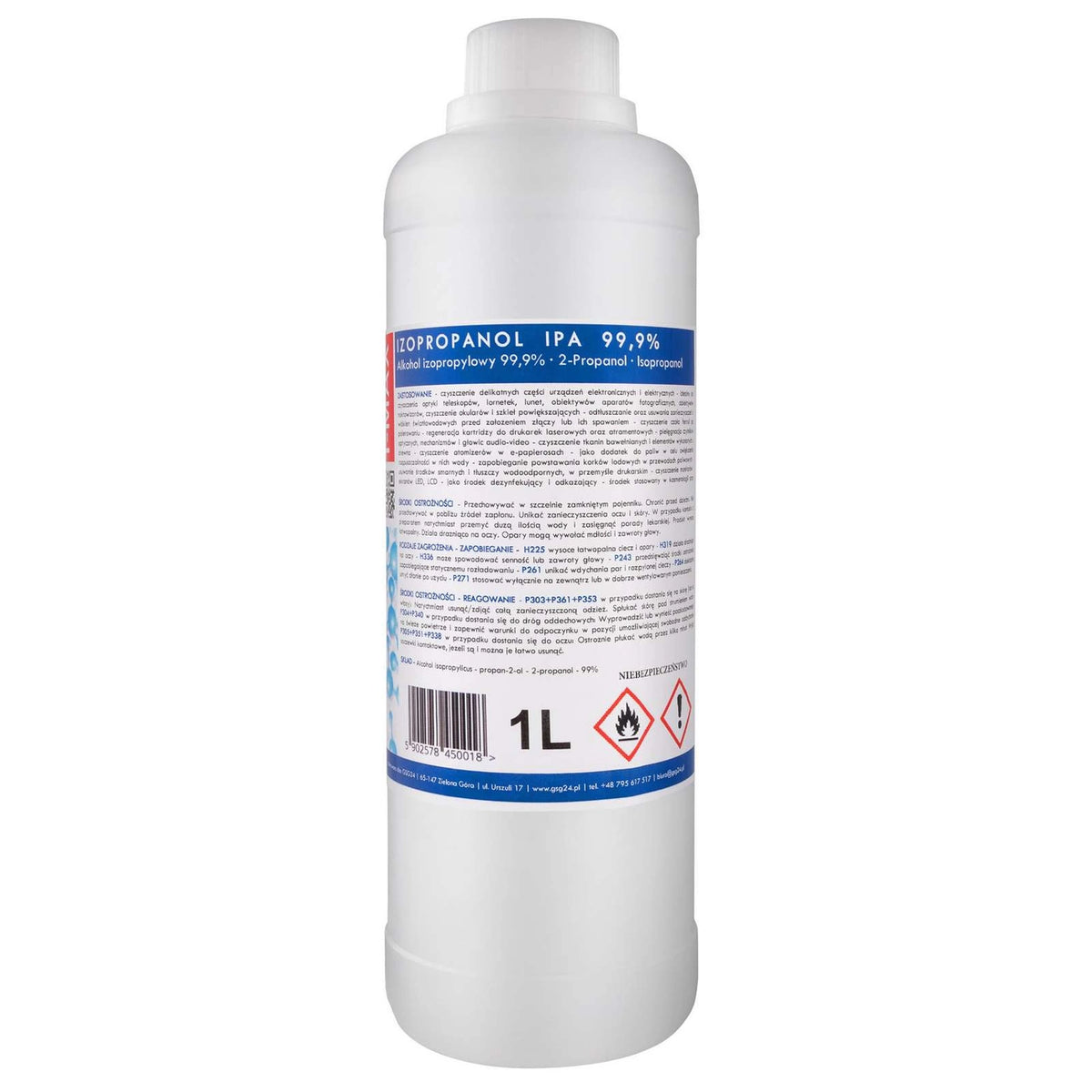 Isopropylalkohol Isopropanol IPA I-MAX 99,9% 1L – ITFON, EL-SALG ...